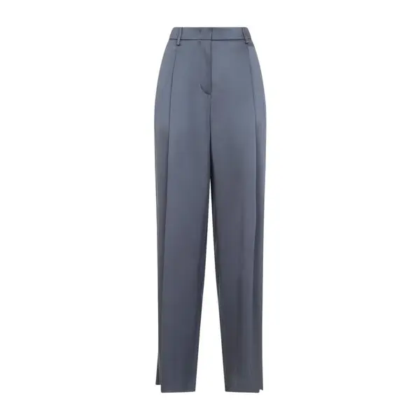 Giorgio Armani Silk Trousers - Gray