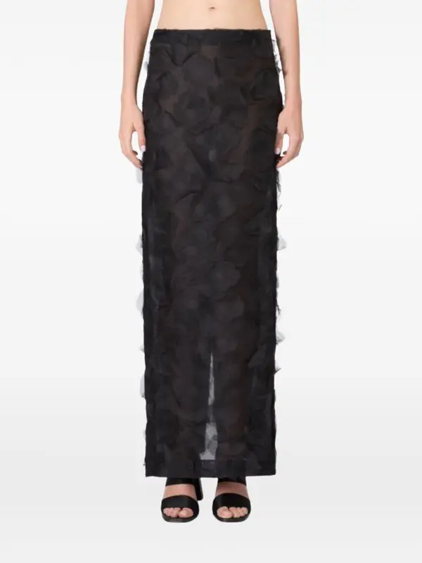 Max Mara Silk Long Skirt