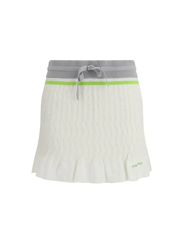 Casablanca Tennis Mini Skirt - White