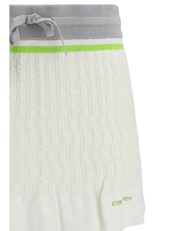 Casablanca Tennis Mini Skirt - White