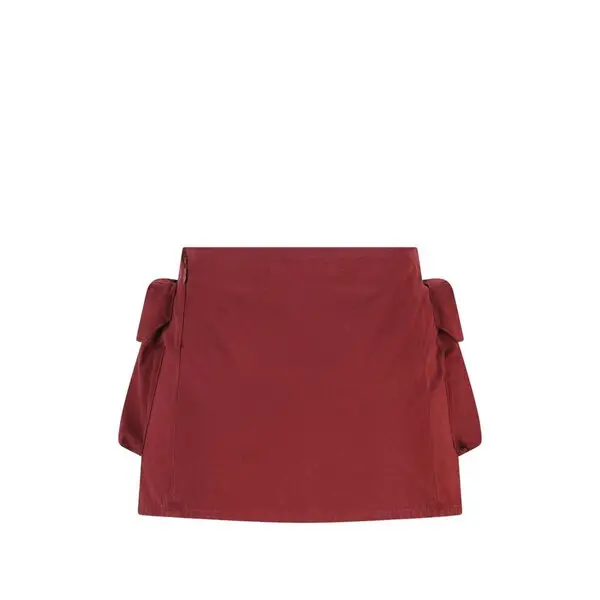 Miu Miu Recycled Polyester Skirt - Red
