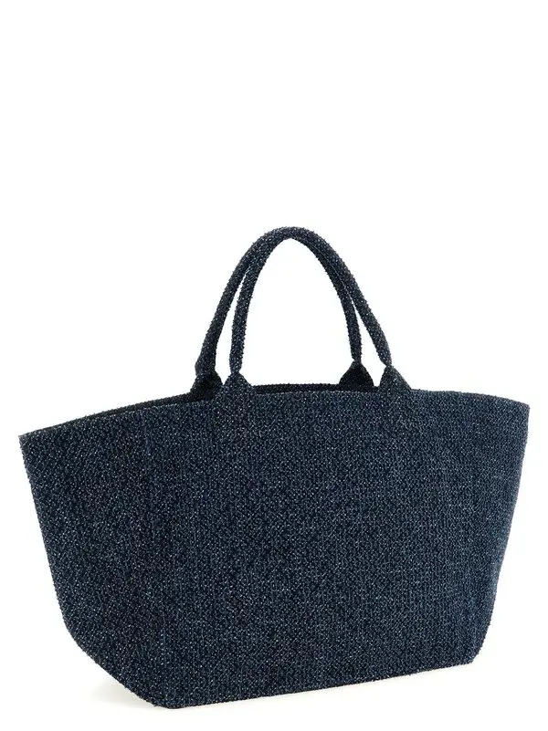 GANNI Xxl Bear Shopping Bag - Blue