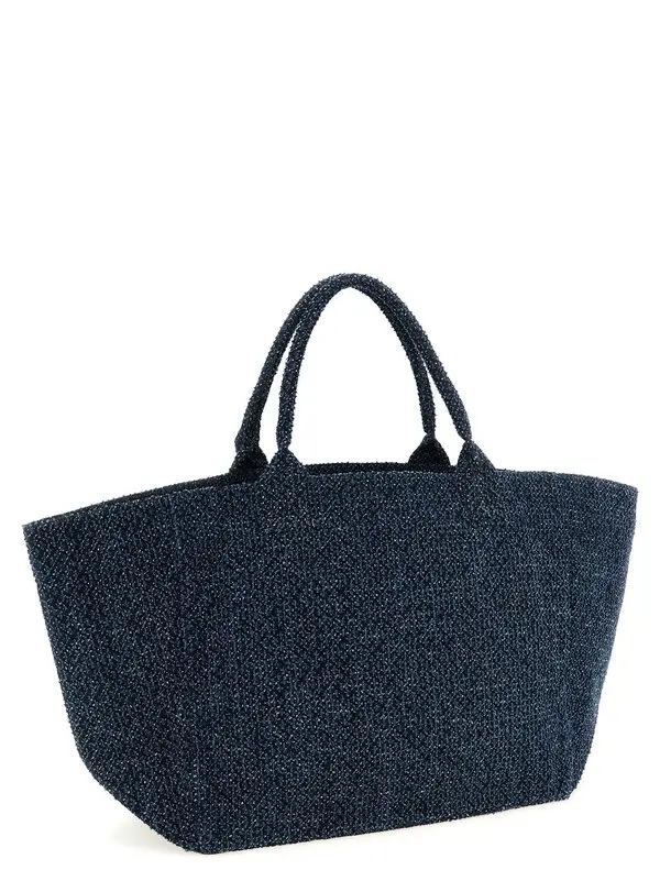 GANNI Xxl Bear Shopping Bag - Blue