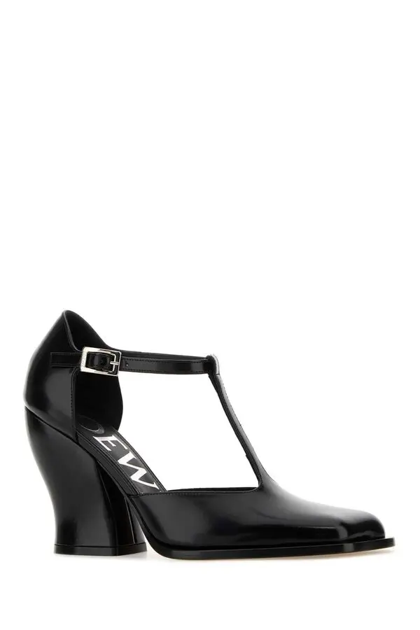 Loewe Leather T-bar Pumps