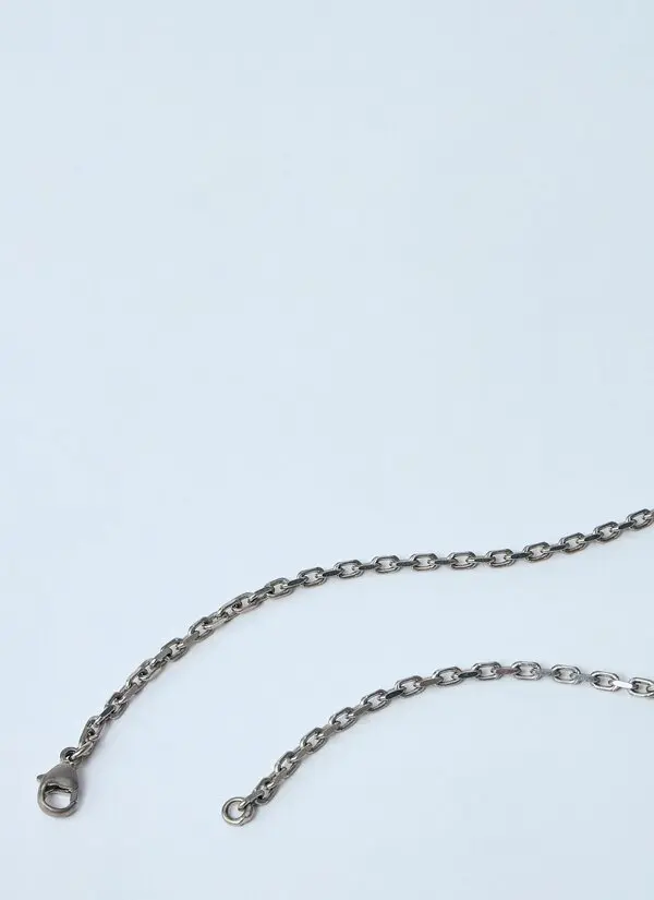 Rick Owens Trunk Charm Necklace - Silver