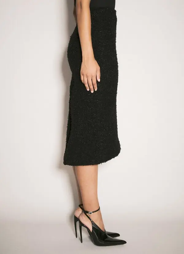 Balenciaga Boucle Midi Skirt