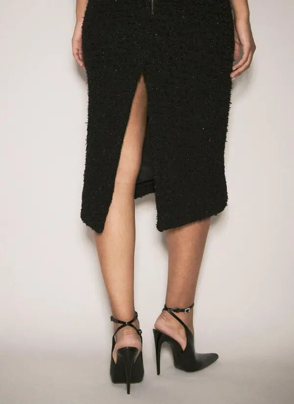Balenciaga Boucle Midi Skirt