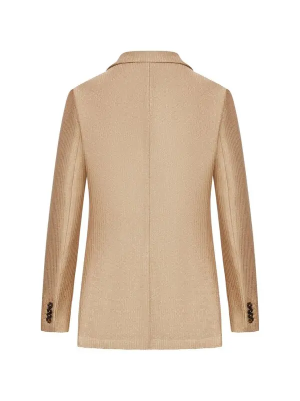Tagliatore Cotton Double-breasted Jacket - Multicolor