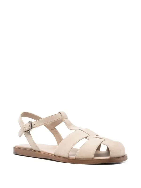 Church's Suede Leather Cage Sandals