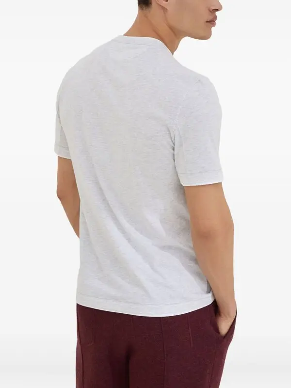 Brunello Cucinelli Logo Cotton T-shirt