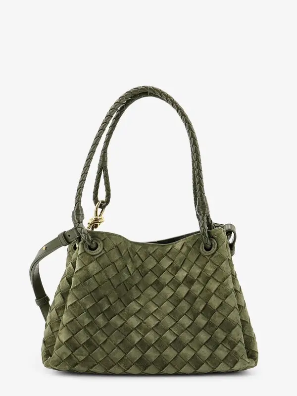 Bottega Veneta Parachute Suede Shoulder Bag - Multicolor