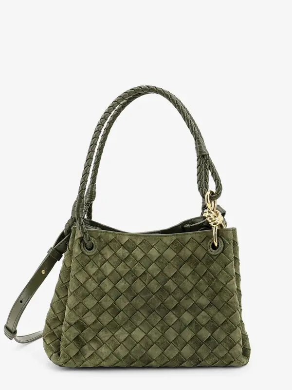 Bottega Veneta Parachute Suede Shoulder Bag - Multicolor