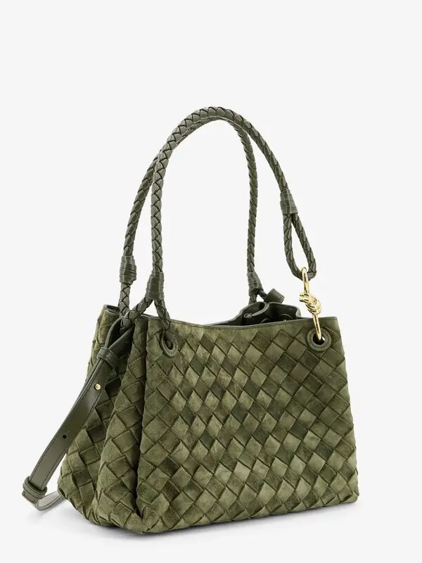 Bottega Veneta Parachute Suede Shoulder Bag - Multicolor