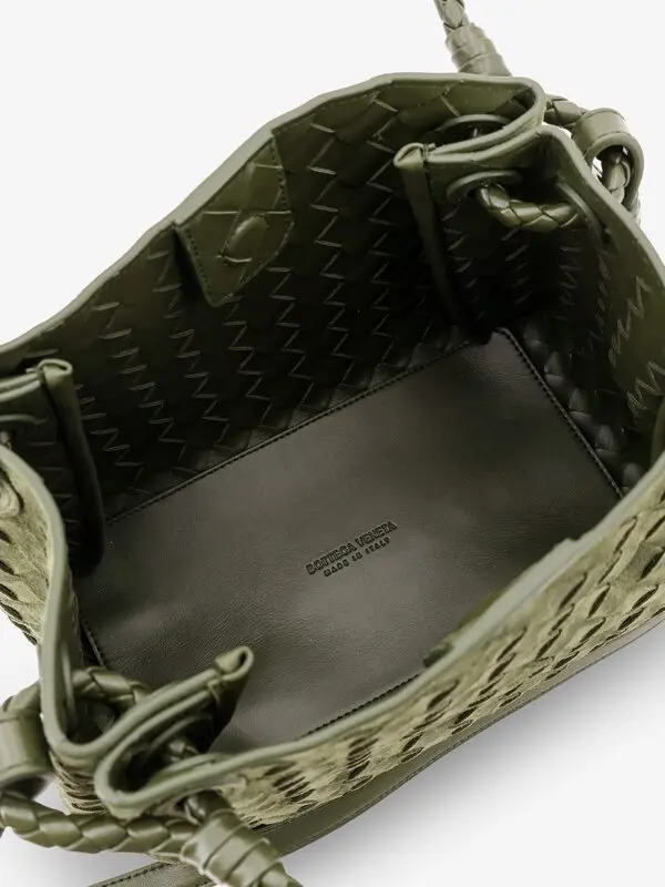 Bottega Veneta Parachute Suede Shoulder Bag - Multicolor