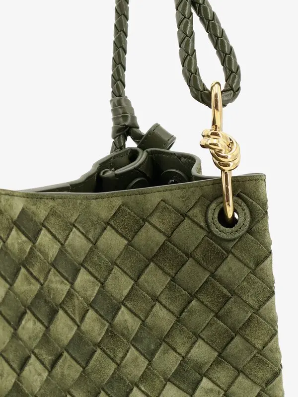 Bottega Veneta Parachute Suede Shoulder Bag - Multicolor