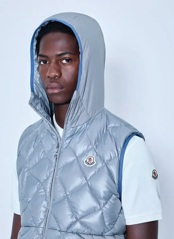 Moncler Quilted Vest - Gray