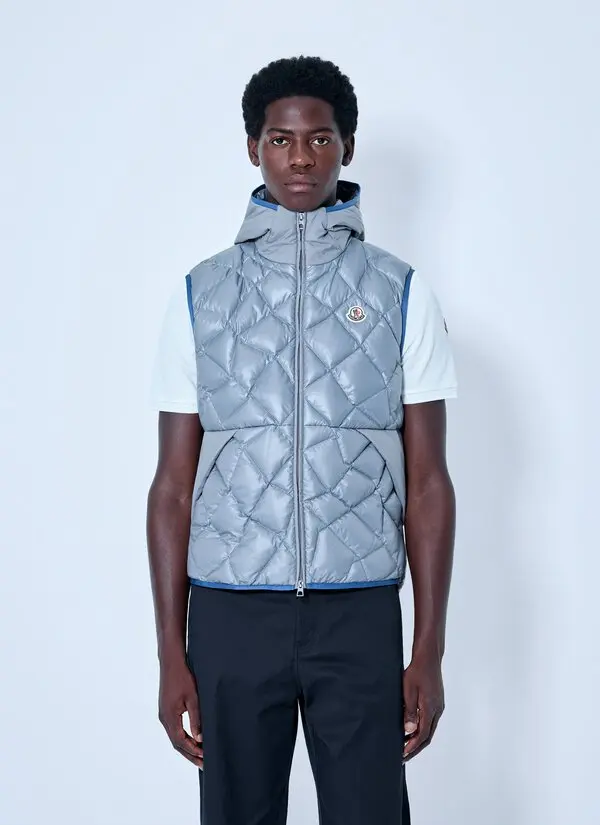 Moncler Quilted Vest - Gray