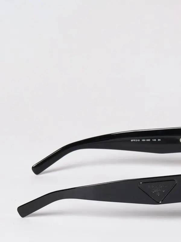 Prada Acetate Shield Sunglasses With Colored Lenses