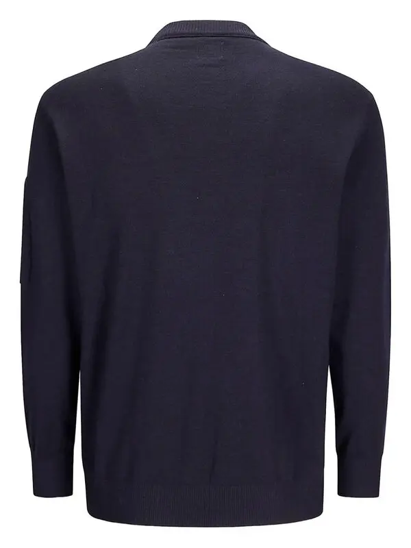 C.P. COMPANY Logo Wool Crewneck Sweater