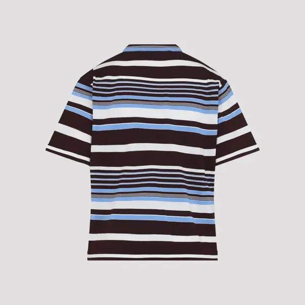 Prada Striped Cotton T-shirt - Multicolor
