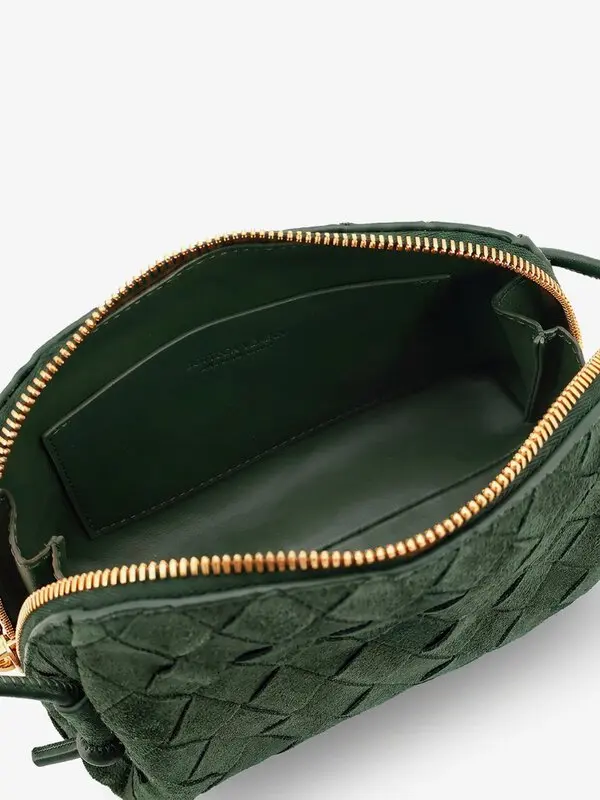 Bottega Veneta Concert Pochette Suede Crossbody Bag - Multicolor