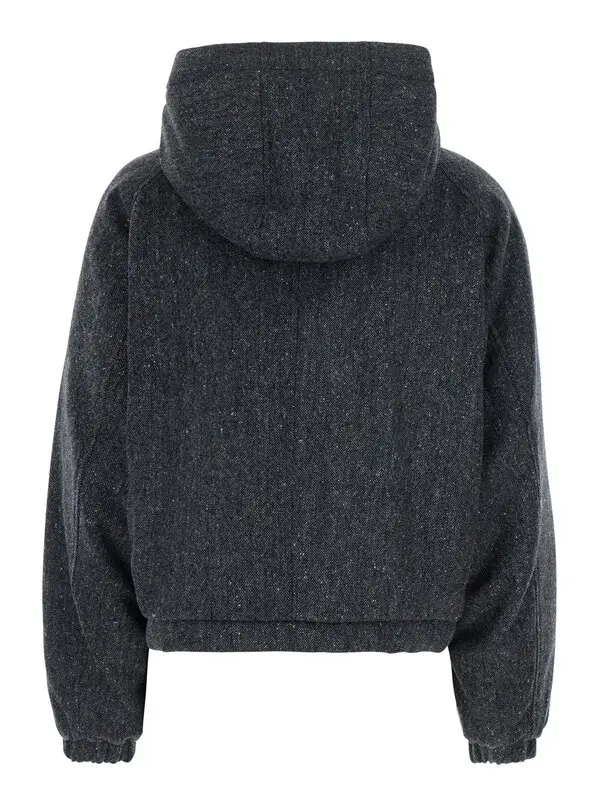 Brunello Cucinelli Wool Blend Down Jacket - Multicolor
