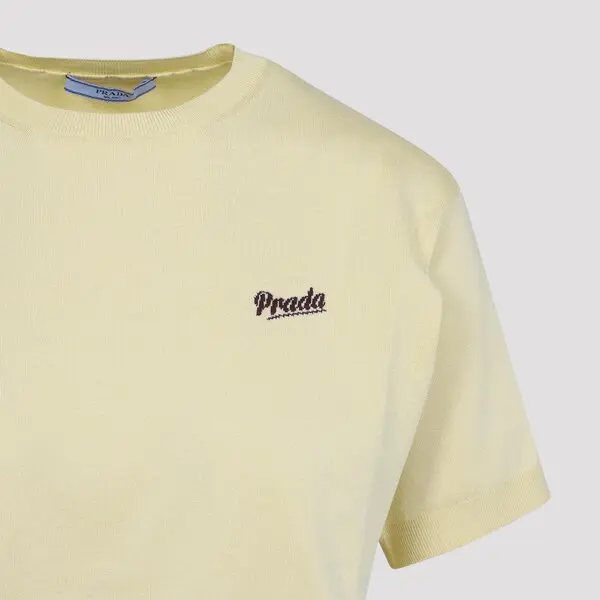 Prada Recycled Silk T-shirt - Multicolor