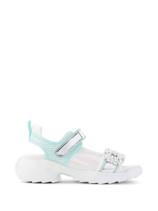 ROGER VIVIER Viv On The Run Sandals - Multicolor