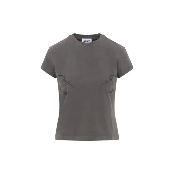 JEAN PAUL GAULTIER Needless T-shirt - Gray