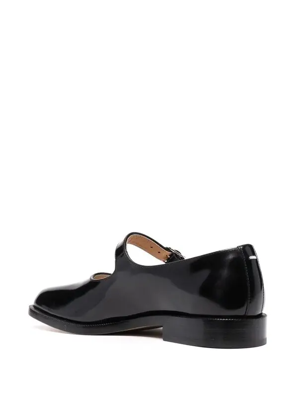 MAISON MARGIELA Patent Leather Tabi Mary Janes - Black