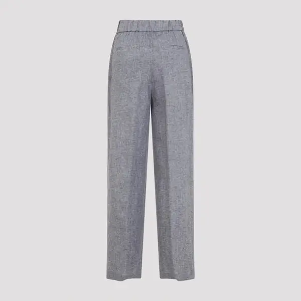 Peserico Linen Straight Pants