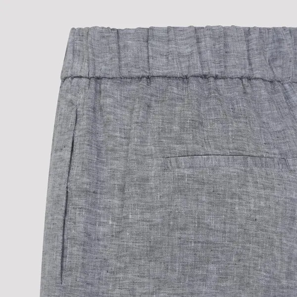 Peserico Linen Straight Pants