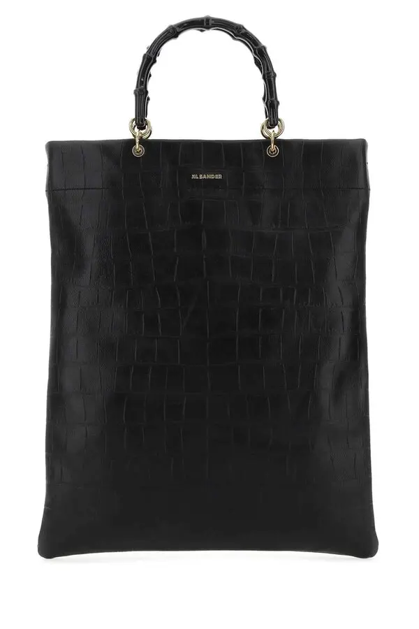 JIL SANDER Leather Medium Shopping Bag