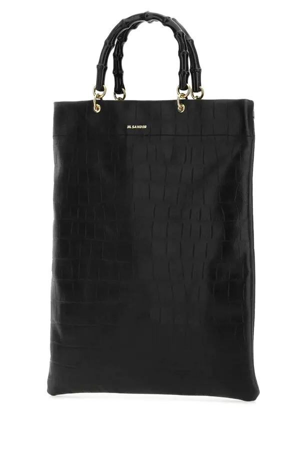 JIL SANDER Leather Medium Shopping Bag