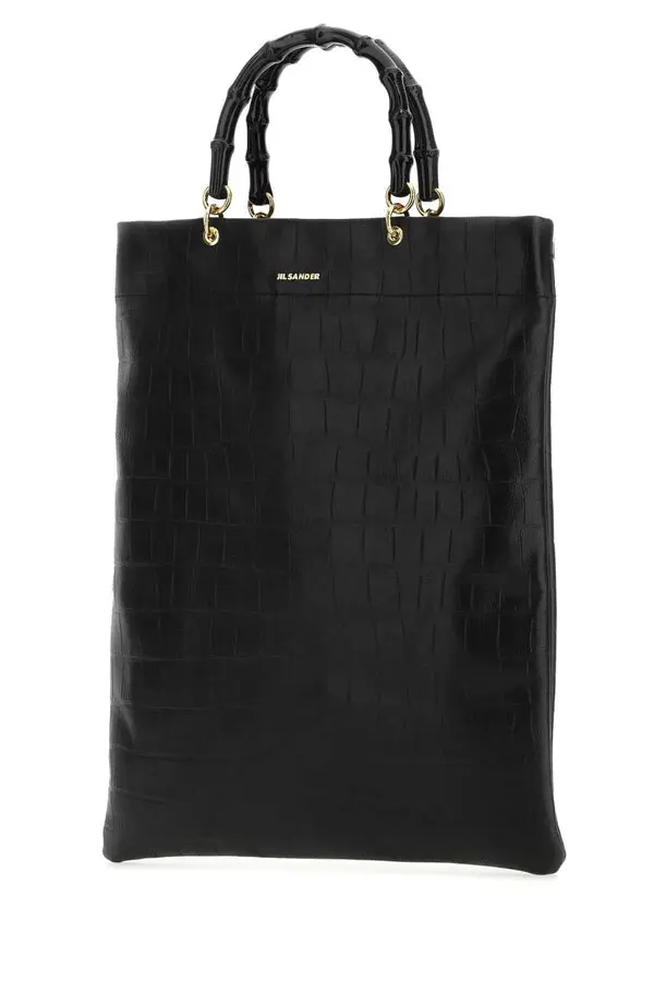 JIL SANDER Leather Shopping Bag