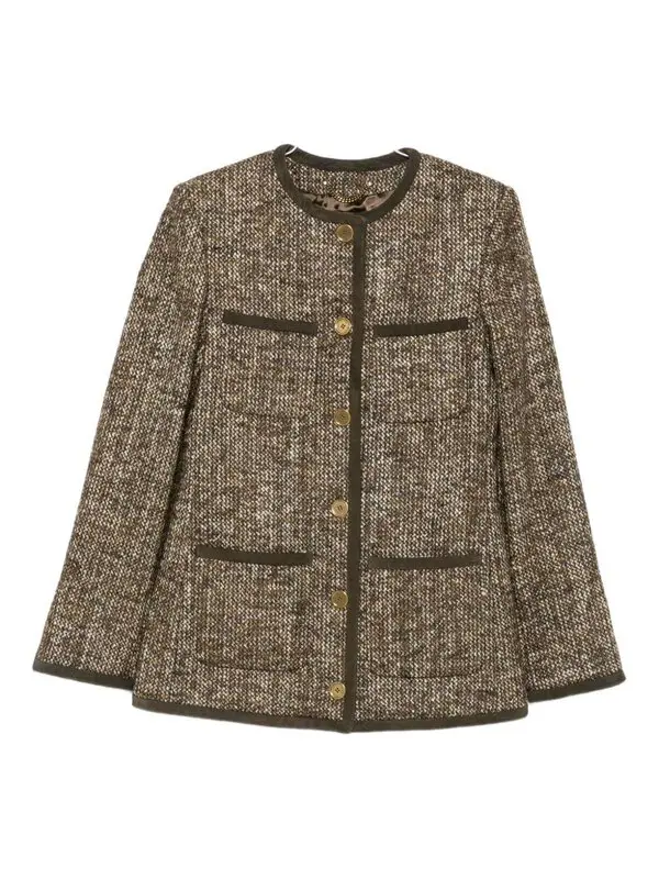 GOLDEN GOOSE Wool Blend Jacket - Multicolor