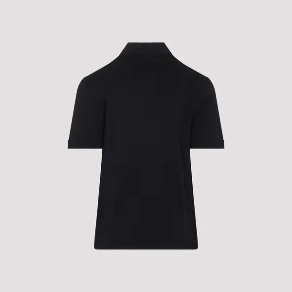 JIL SANDER Knitted Collar Polo - Blue