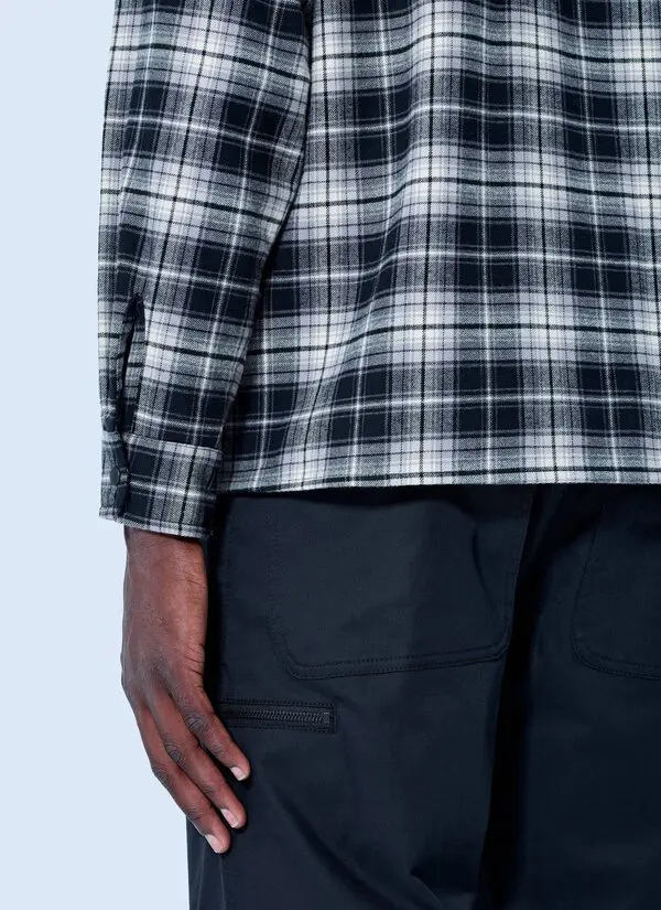 Moncler Check Patterned Cotton Shirt