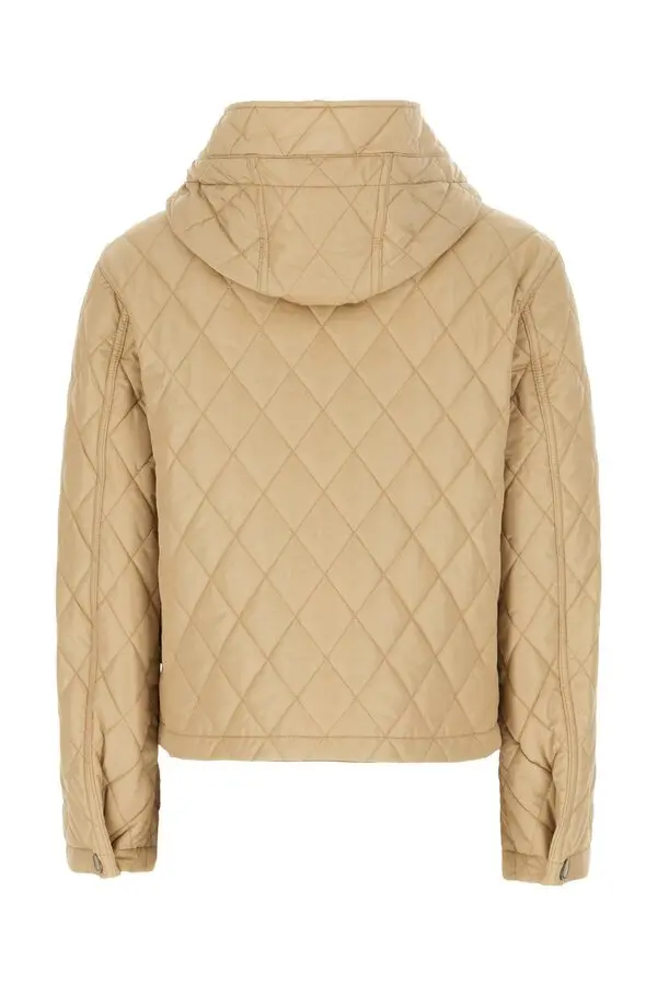 Burberry Quilted Hooded Jacket