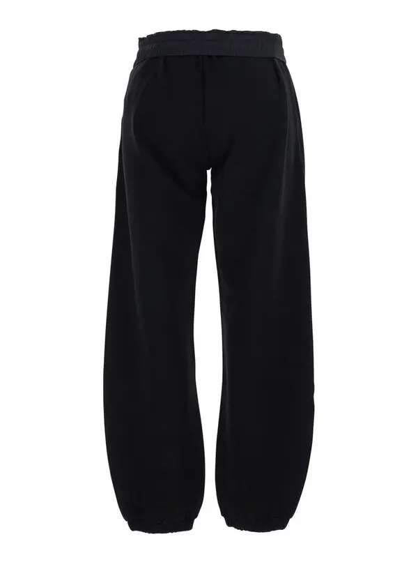 Moncler Cotton Pants With Elasticated Waist - Multicolor