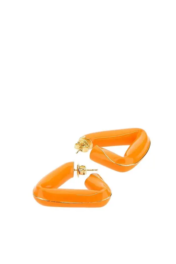 Bottega Veneta 925 Silver Fold Earrings