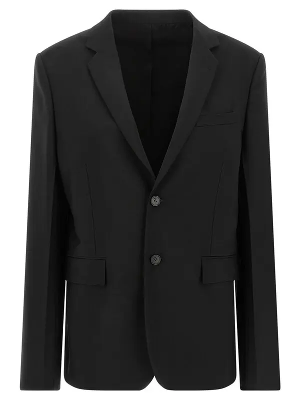 Fendi 2 Buttons Blazer - Black