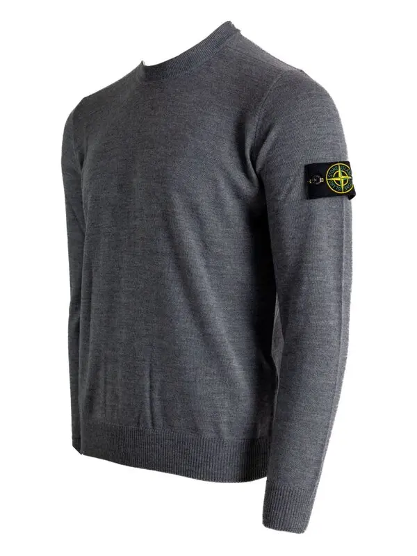 Stone Island Wool Crewneck Sweater