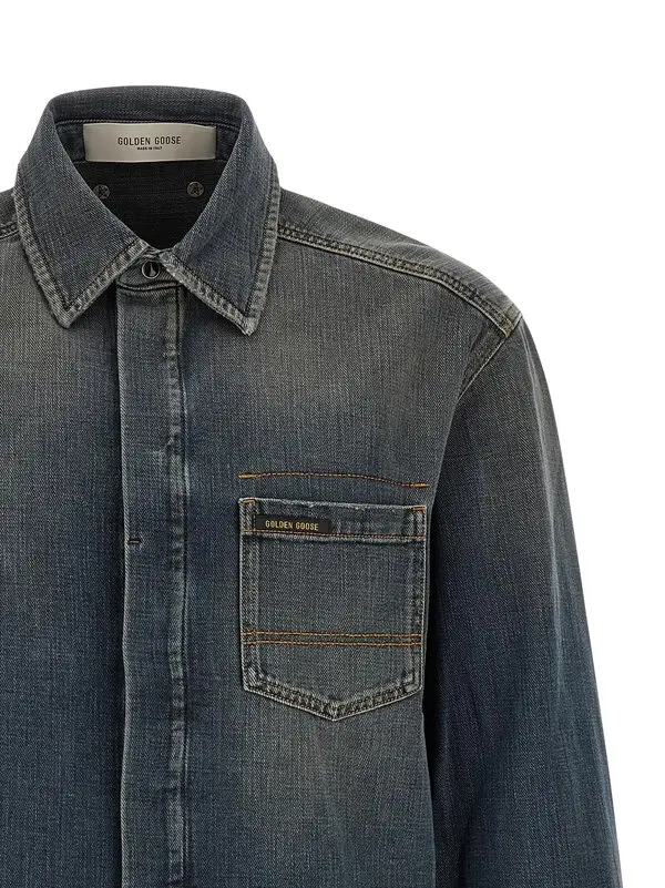 GOLDEN GOOSE Journey Roger' Denim Shirt