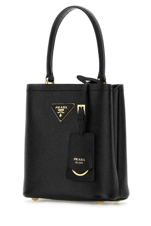 Prada Leather Small Panier Handbag