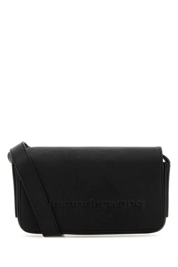 Alexander Wang Leather Punch Crossbody Bag - Black