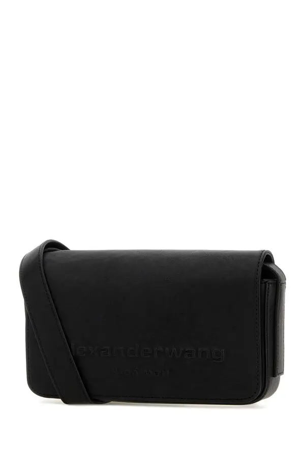 Alexander Wang Leather Punch Crossbody Bag - Black