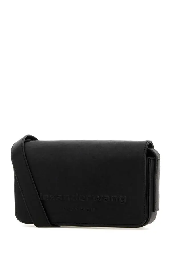 Alexander Wang Leather Punch Crossbody Bag - Black