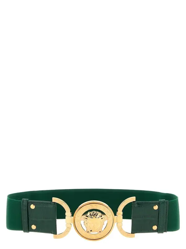 Versace Medusa '95' Elastic Belt - Green