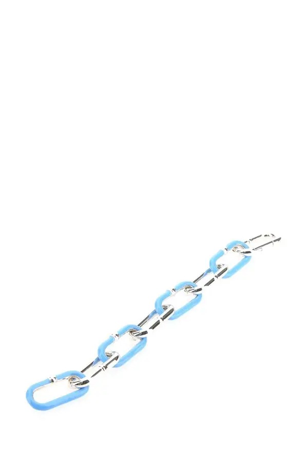Bottega Veneta Two-tone Silver Chain Bracelet